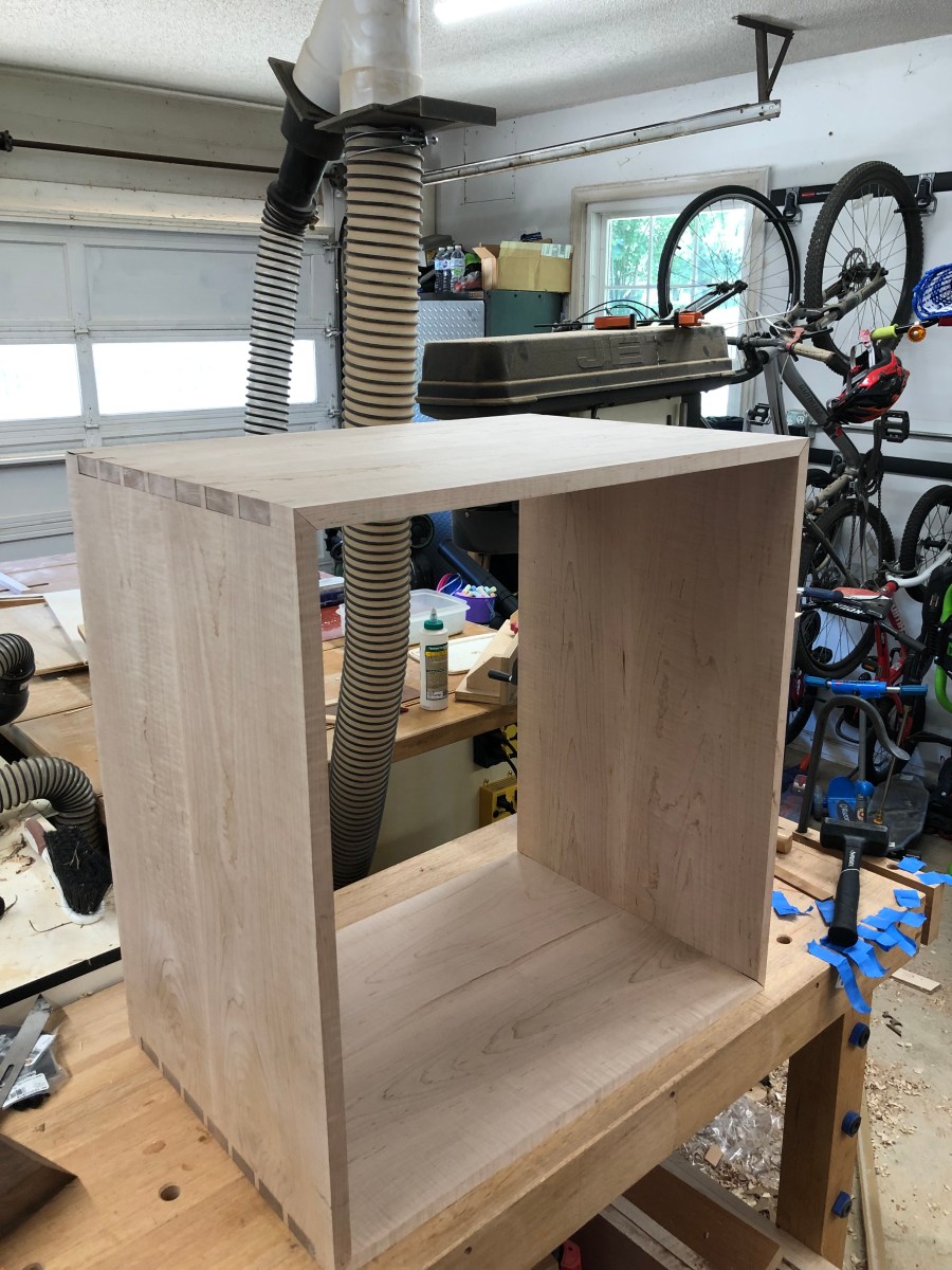 Modern Media Console: Case Joinery – Whitehurst Custom Woodworking