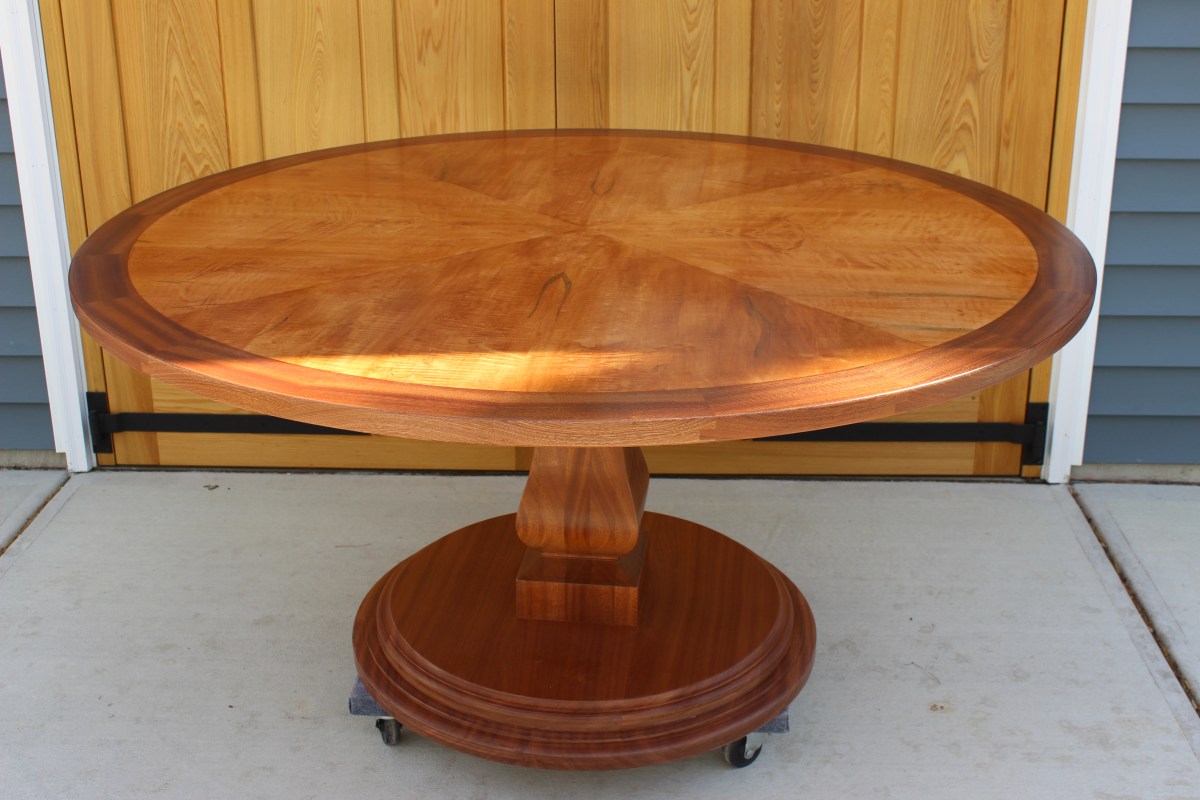 Round Pedestal Table – Whitehurst Custom Woodworking